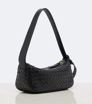 Bottega Veneta Nodo Intrecciato Leather Shoulder Bag