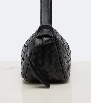 Bottega Veneta Nodo Intrecciato Leather Shoulder Bag