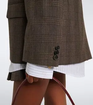 Acne Studios Checked Wool-blend Blazer