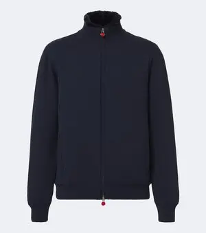 Kiton Shearling-lined Cashmere Cardigan