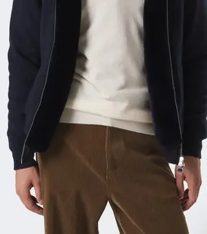 Kiton Shearling-lined Cashmere Cardigan