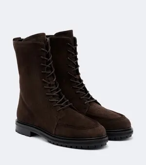 AeydĒ Tate Suede Lace-up Boots