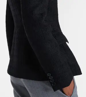 Alexander McQueen Wool And Mohair Tweed Jacket
