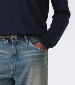 Prada Cashmere And Silk Crewneck Sweater - Blue
