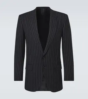 TOM FORD Striped Wool Twill Blazer