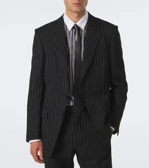 TOM FORD Striped Wool Twill Blazer