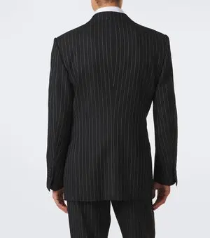 TOM FORD Striped Wool Twill Blazer