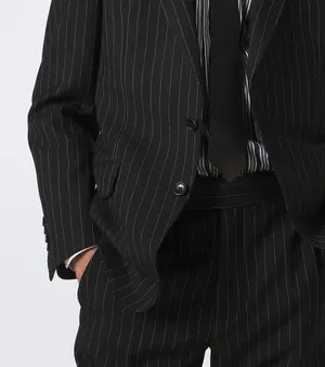 TOM FORD Striped Wool Twill Blazer