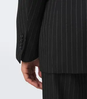 TOM FORD Striped Wool Twill Blazer