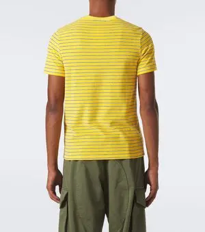 Loewe Striped Cotton-blend Terry T-shirt