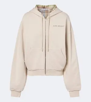 Acne Studios Cotton Jersey Zip-up Hoodie