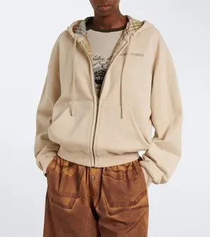 Acne Studios Cotton Jersey Zip-up Hoodie