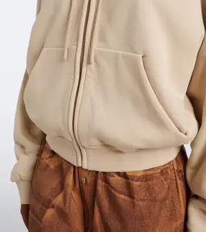 Acne Studios Cotton Jersey Zip-up Hoodie