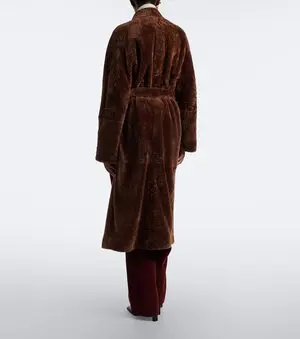 ARMA Dilan Shearling Wrap Coat