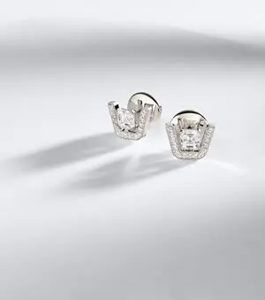 BUCHERER FINE JEWELLERY Skyline 18kt White Gold Earrings With Diamonds