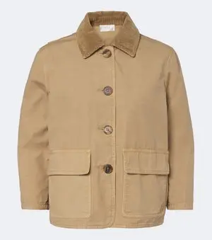 THE ROW Benka Corduroy-trimmed Cotton Jacket