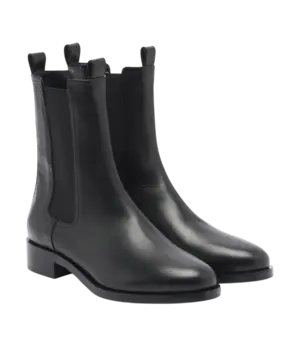 AeydĒ Caspar Leather Chelsea Boots - Black