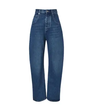 Bottega Veneta Barrel Leg Jeans - Blue