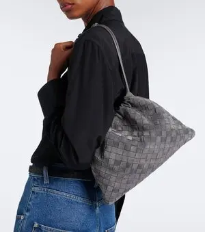 Bottega Veneta Dustbag Small Suede Pouch