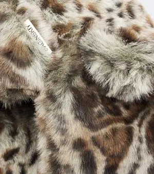 Ruslan Baginskiy Leopard-print Aviator Hat