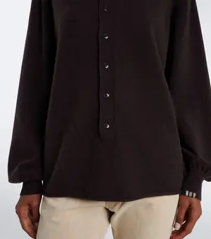 Extreme Cashmere N°280 Bi Cashmere-blend Sweater - Brown