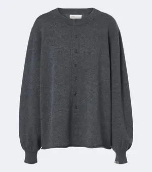 Extreme Cashmere N°280 Bi Cashmere-blend Sweater Grey