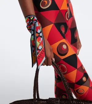 Emilio Pucci Onda And Nawaho Silk Twill Scarf