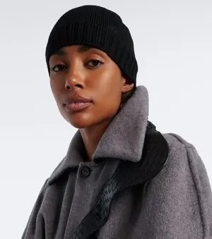 Bottega Veneta Wool Beanie - Black