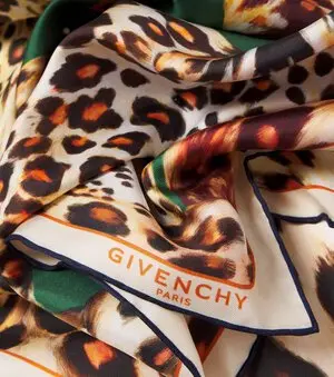 Givenchy Leopard-print Silk Twill Scarf