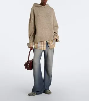 Acne Studios Cotton Fleece Wide-leg Pants