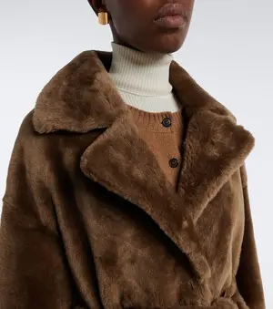 ARMA Rien Shearling Wrap Coat