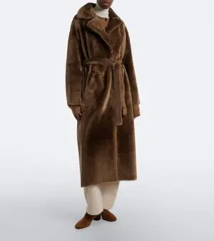 ARMA Rien Shearling Wrap Coat