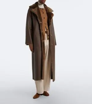 ARMA Rien Shearling Wrap Coat