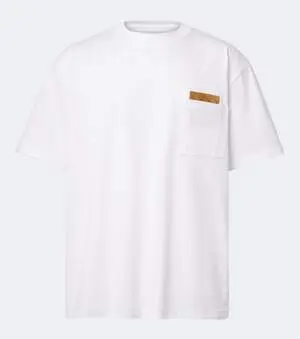 Bottega Veneta Intrecciato Cotton Jersey T-shirt - White