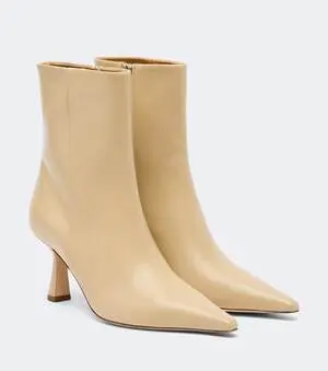 AeydĒ Vivi Leather Ankle Boots