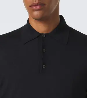 Prada Cashmere And Silk Polo Sweater