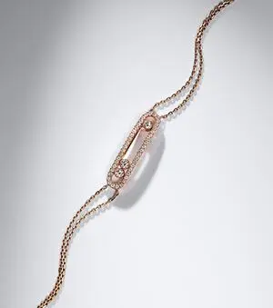 Messika Move Classique 18kt Rose Bracelet With Diamonds