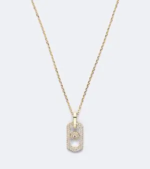 Messika So Move 18kt Necklace With Diamonds