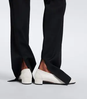 Bottega Veneta Wool Straight Leg Pants
