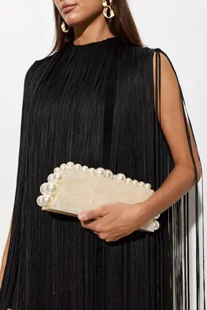 Cult Gaia Eos Lungo Clutch - Cream