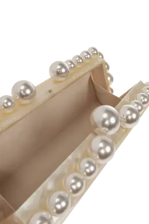 Cult Gaia Eos Lungo Clutch - Cream