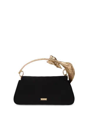 Cult Gaia Calla Satin Bag - Black
