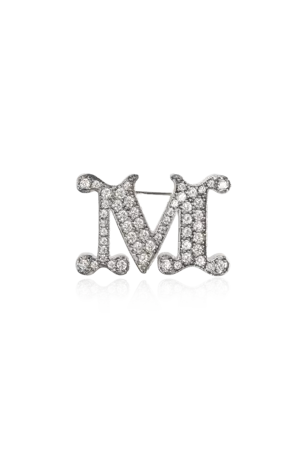 Max Mara Facella’ Brooch - Silver