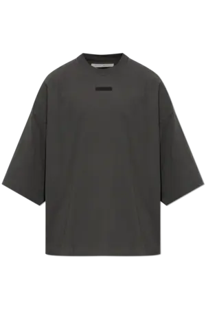 Fear Of God Cotton T-shirt With Sewn-in Logo - Grey