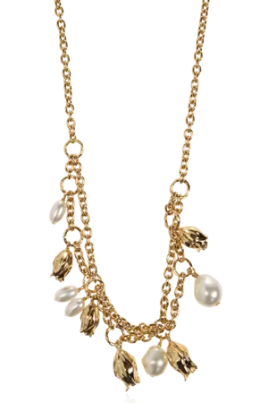 Chloé Tulip" Necklace - Gold