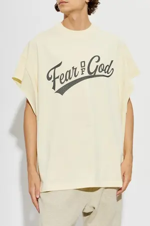 Fear Of God Long Sleeve Cotton T-shirt With Print