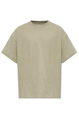 Fear Of God Cotton T-shirt With Appliquéd Logo - Grey