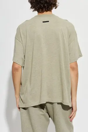 Fear Of God Cotton T-shirt With Appliquéd Logo