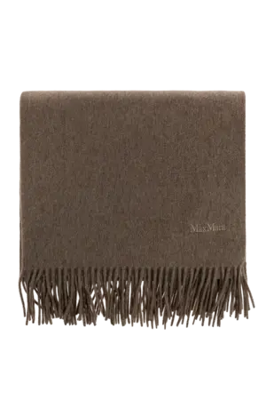 Max Mara Cashmere Scarf ‘baci - Brown