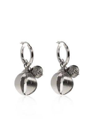 Marni Brass Earrings - Silver